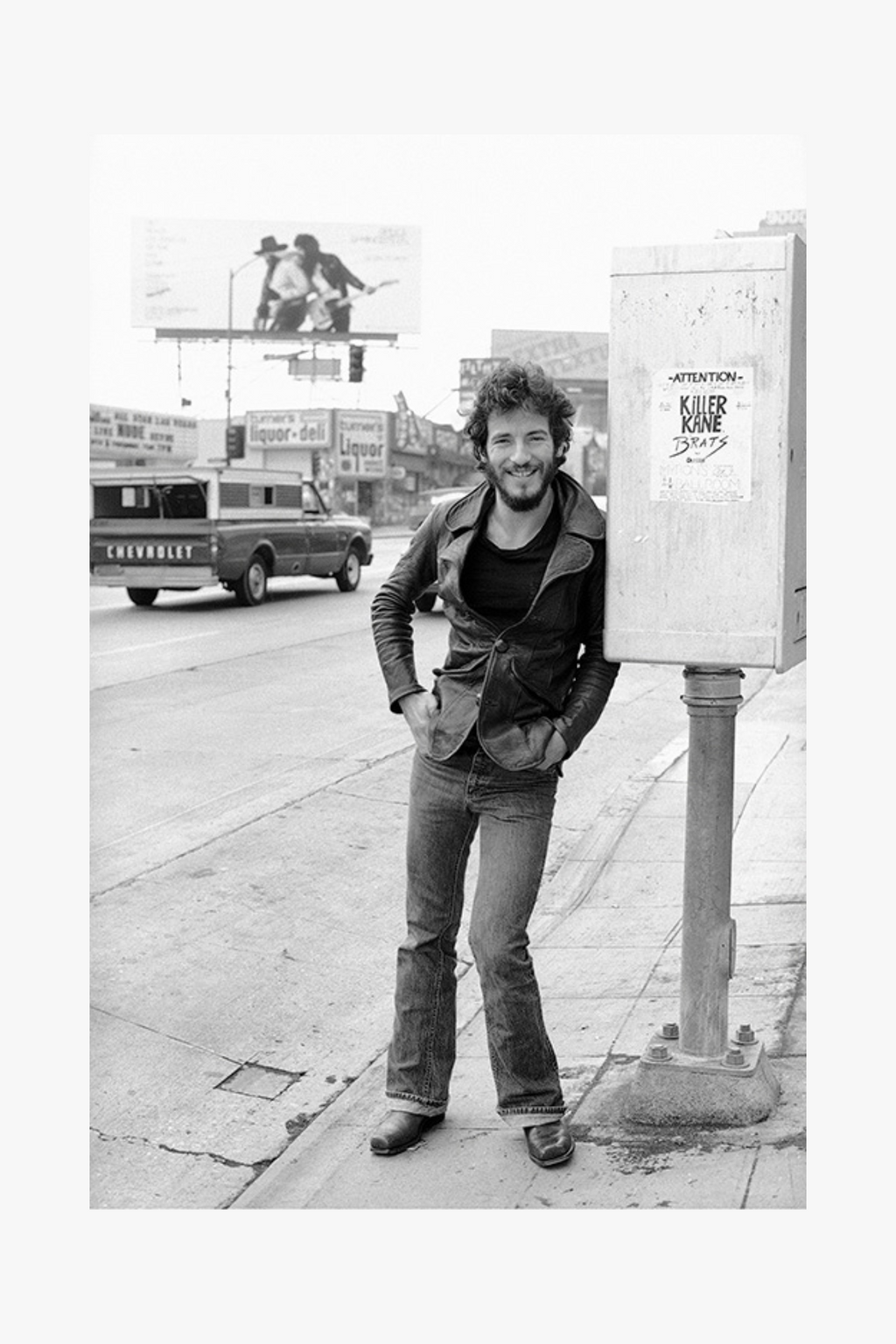 Bruce Springsteen, Sunset Strip, Los Angeles, 1975 – Musichead Gallery