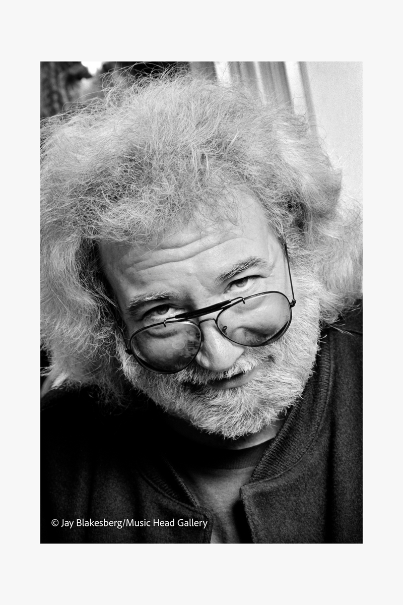 Jerry Garcia, Portrait, Grateful Dead, San Rafael, 1991 – Musichead Gallery