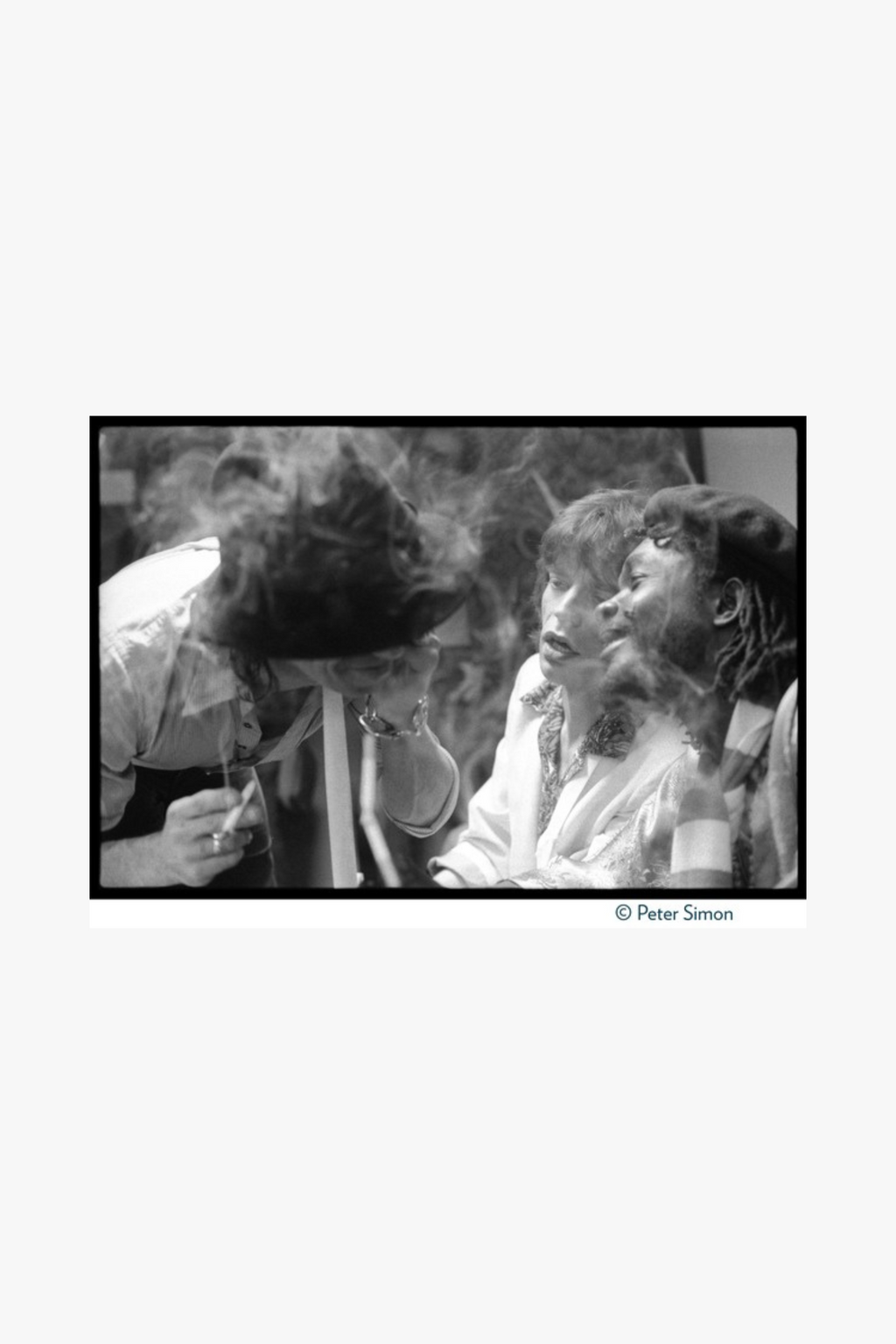 Keith Richards, Mick Jagger, and Peter Tosh, Backstage Recreation, Sat ...
