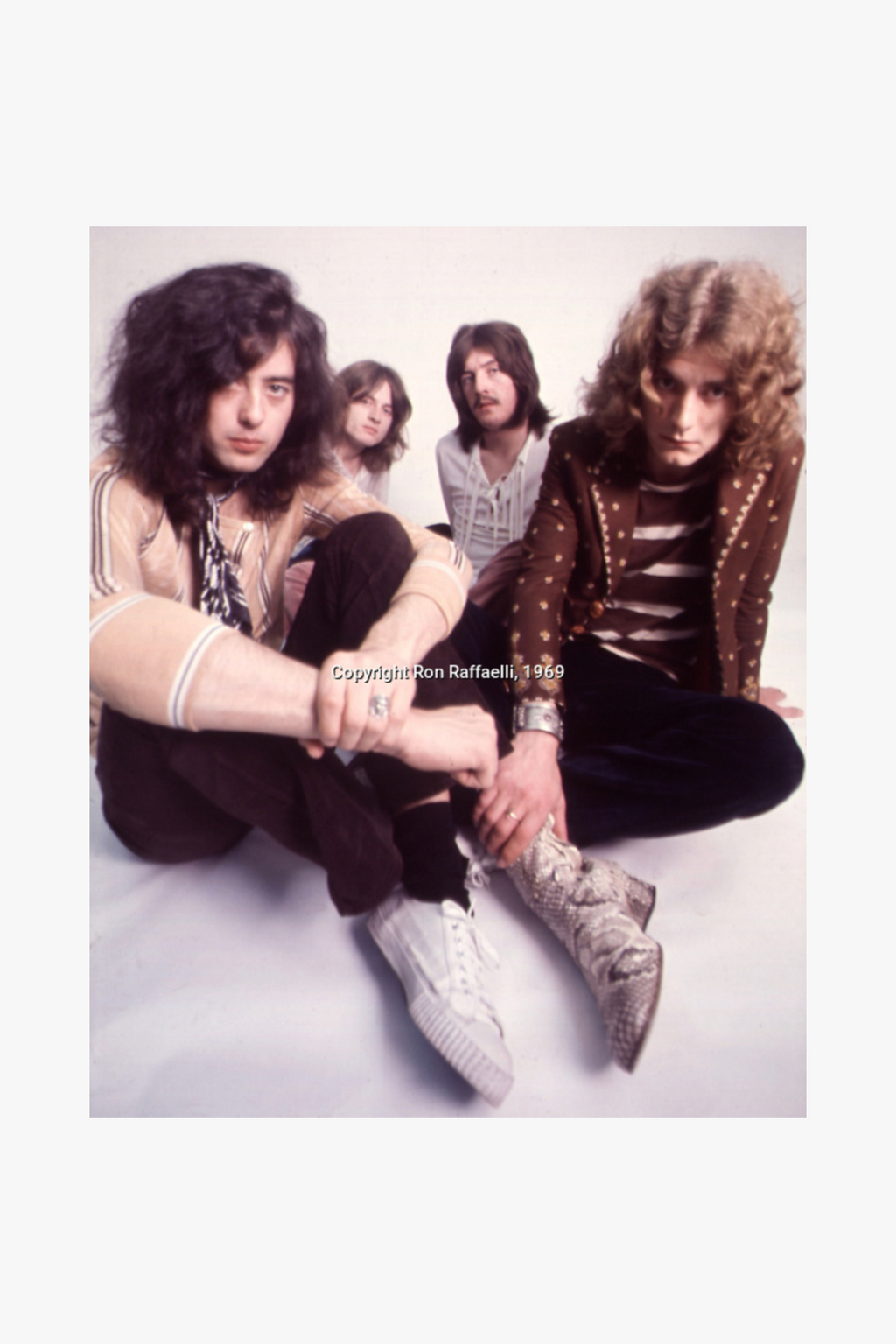 Led Zeppelin, Studio Portrait, 1969 – Musichead Gallery