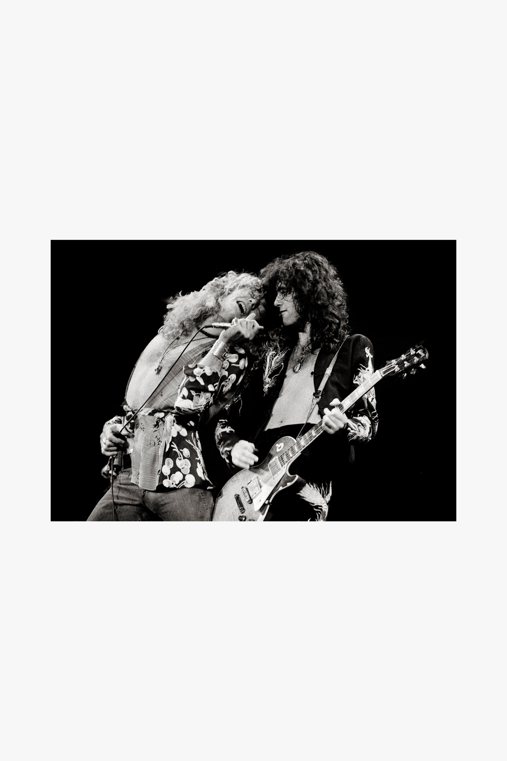 Robert Plant and Jimmy Page, Led Zeppelin, London, 1975 – Musichead Gallery