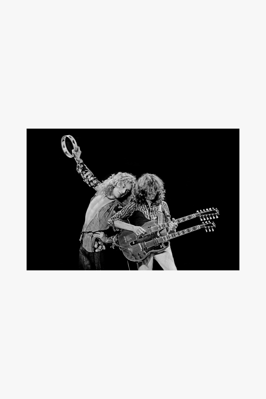 Robert Plant and Jimmy Page, Led Zeppelin, New York City, 1975 ...