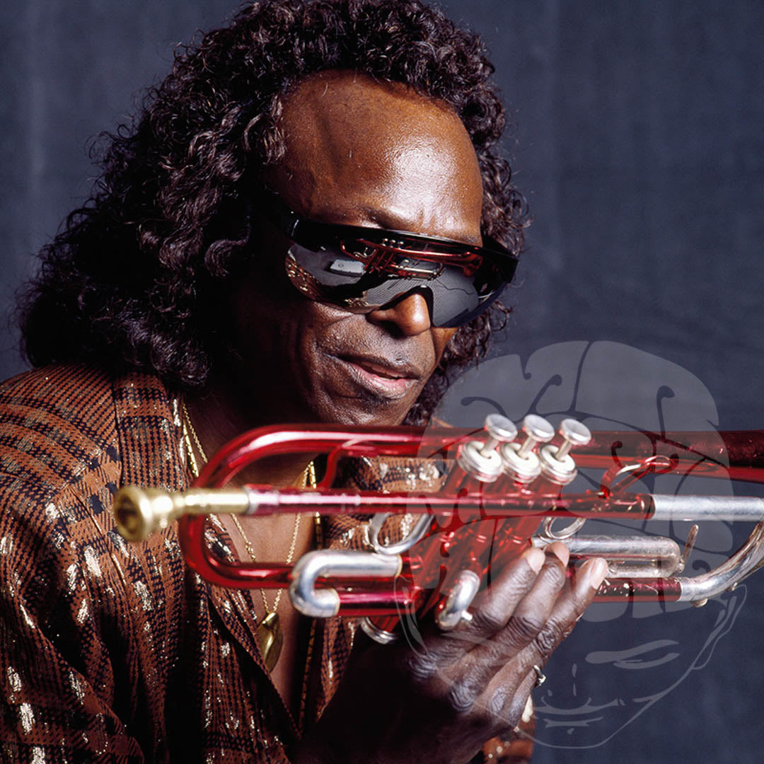 Miles Davis, Red Trumpet, Rome, 1988 by Luciano Viti – Musichead Gallery